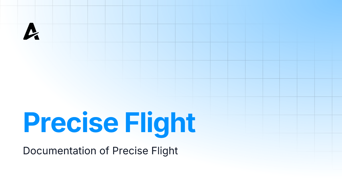 Precise Flight | Auterion Documentation