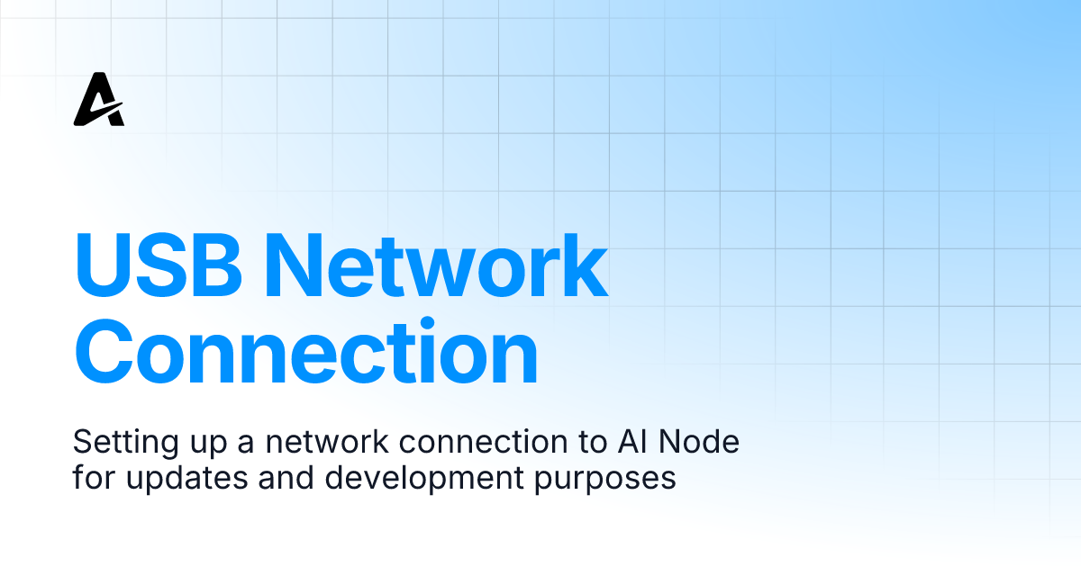 USB Network Connection | Auterion Documentation