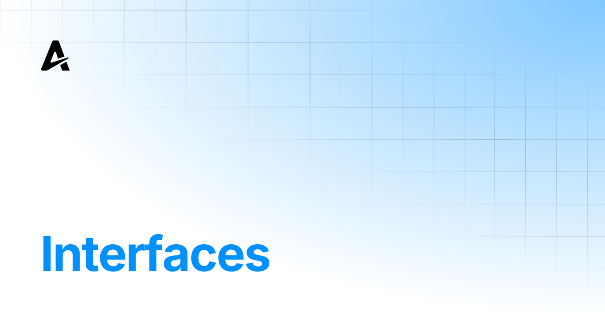 Interfaces | Auterion Documentation