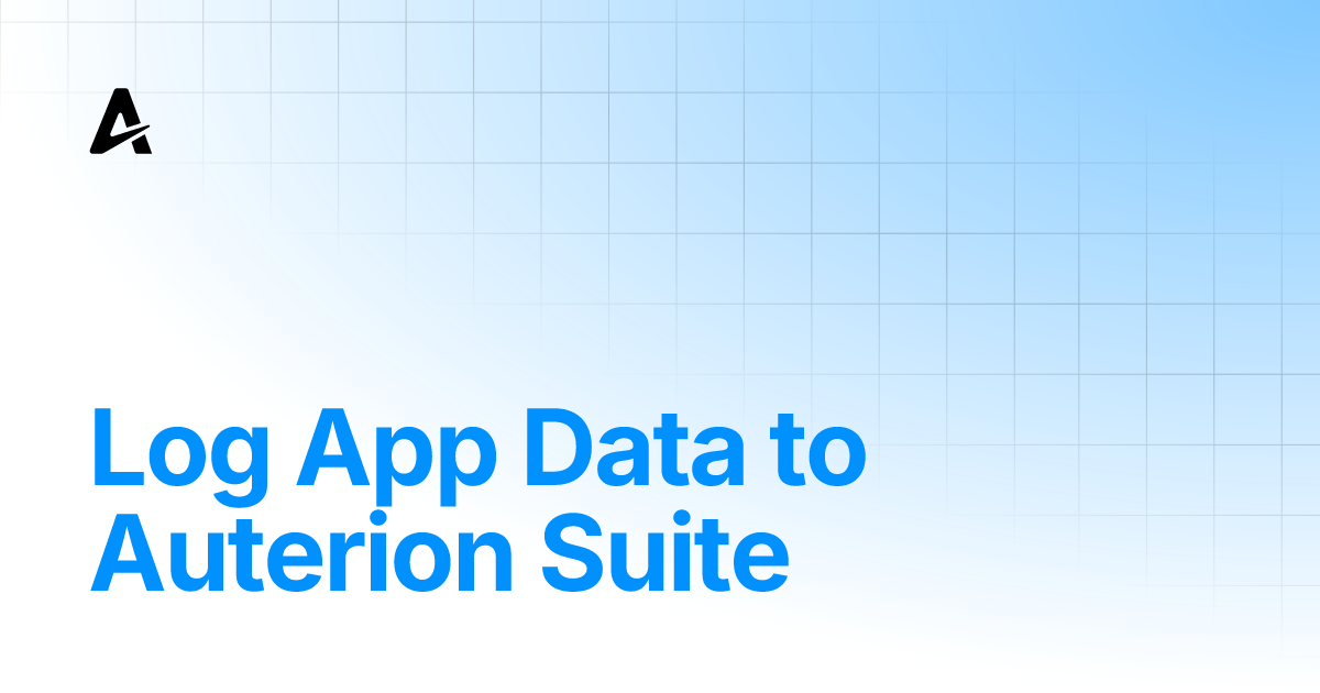 Log App Data to Auterion Suite | Auterion Documentation