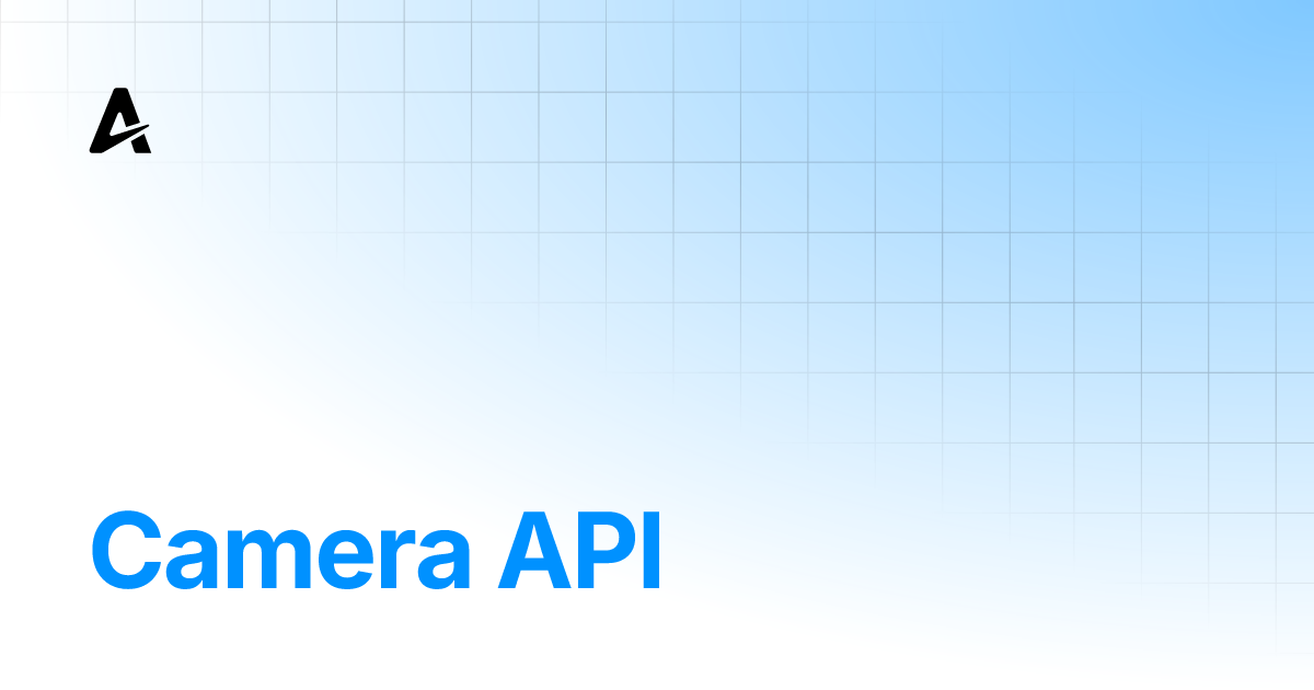 Camera API | Auterion Documentation