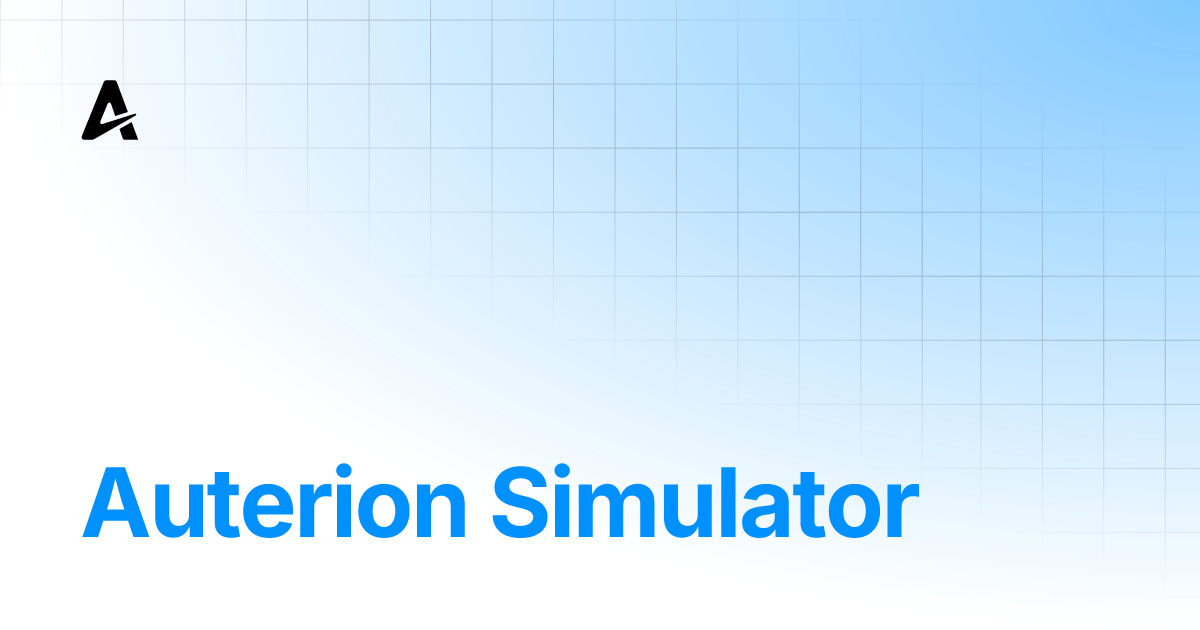 Auterion Simulator | Auterion Documentation