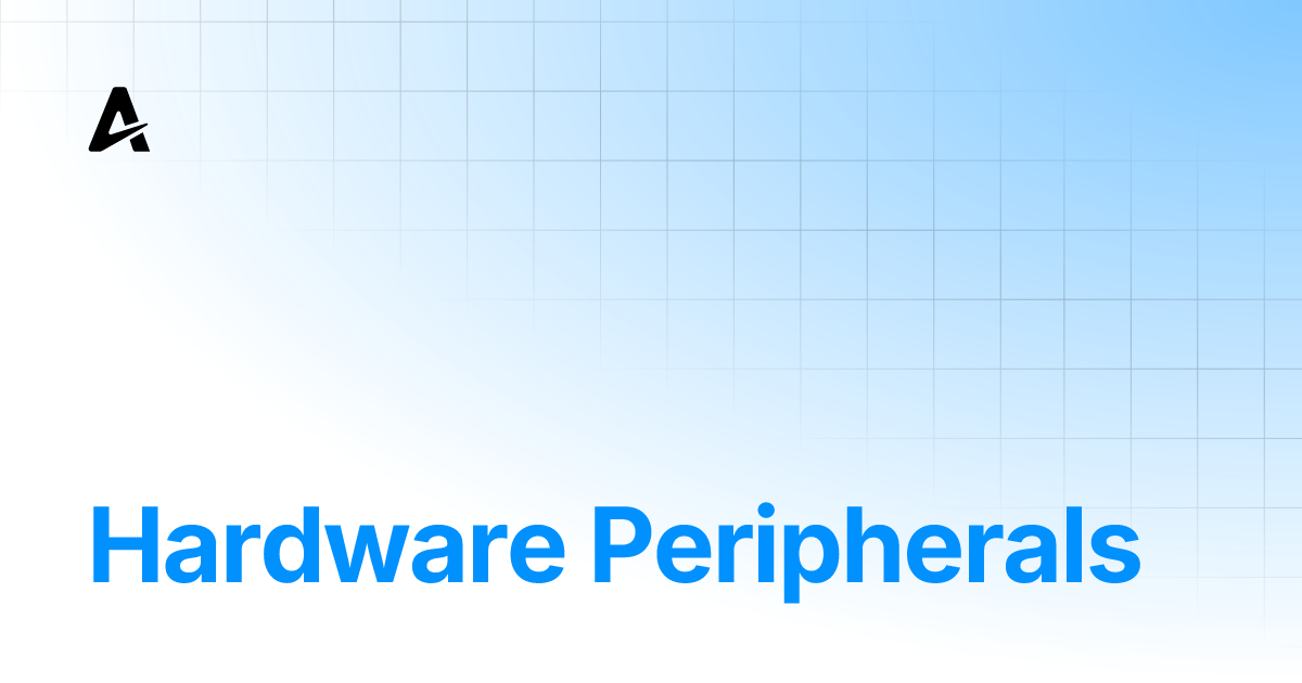 Hardware Peripherals | Auterion Documentation