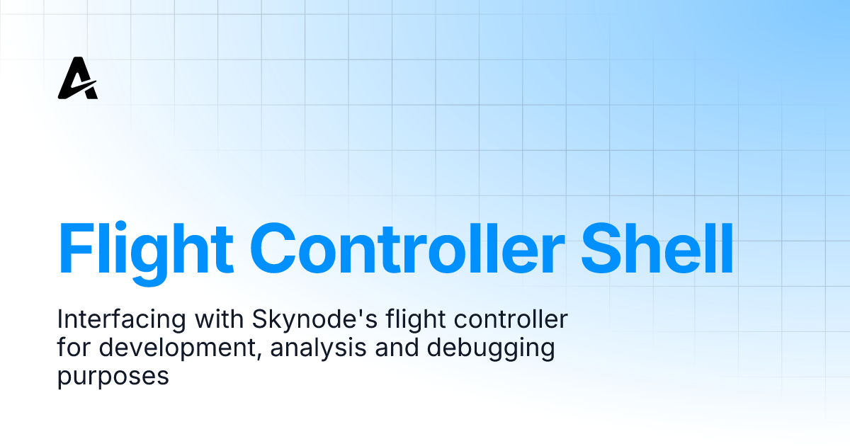 Flight Controller Shell | Auterion Documentation
