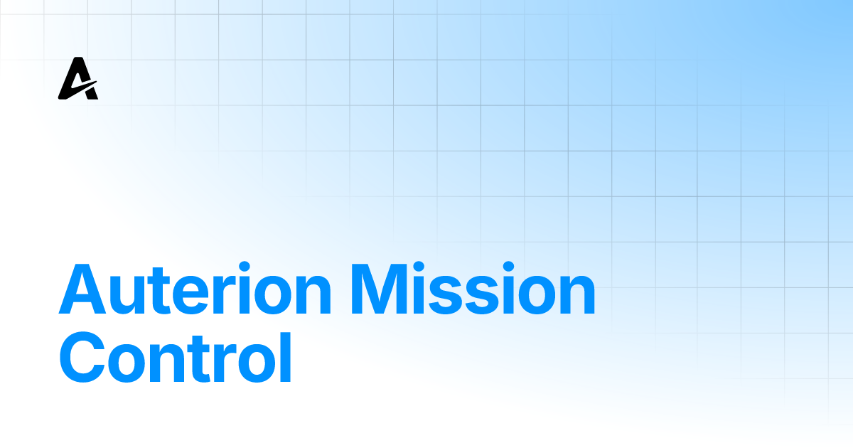 Auterion Mission Control | Auterion Documentation