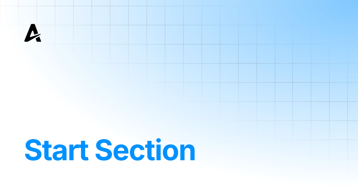 Start Section | Auterion Documentation