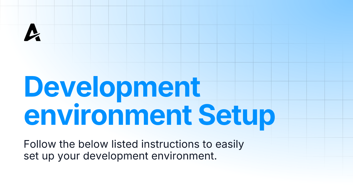 Development environment Setup | Auterion Documentation
