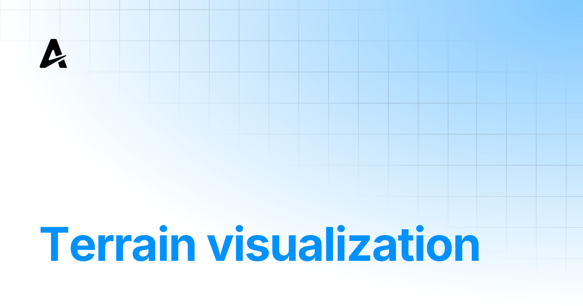 Terrain visualization | Auterion Documentation