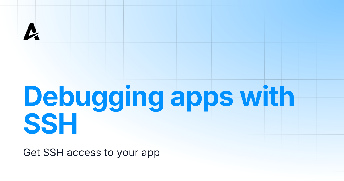 Debugging apps with SSH | Auterion Documentation