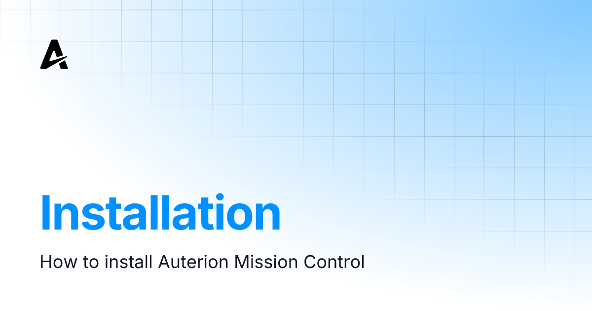 Installation | Auterion Documentation