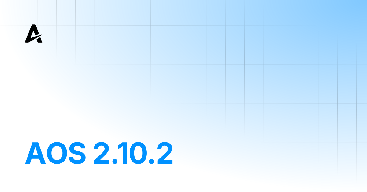 AOS 2.10.2 | Auterion Documentation