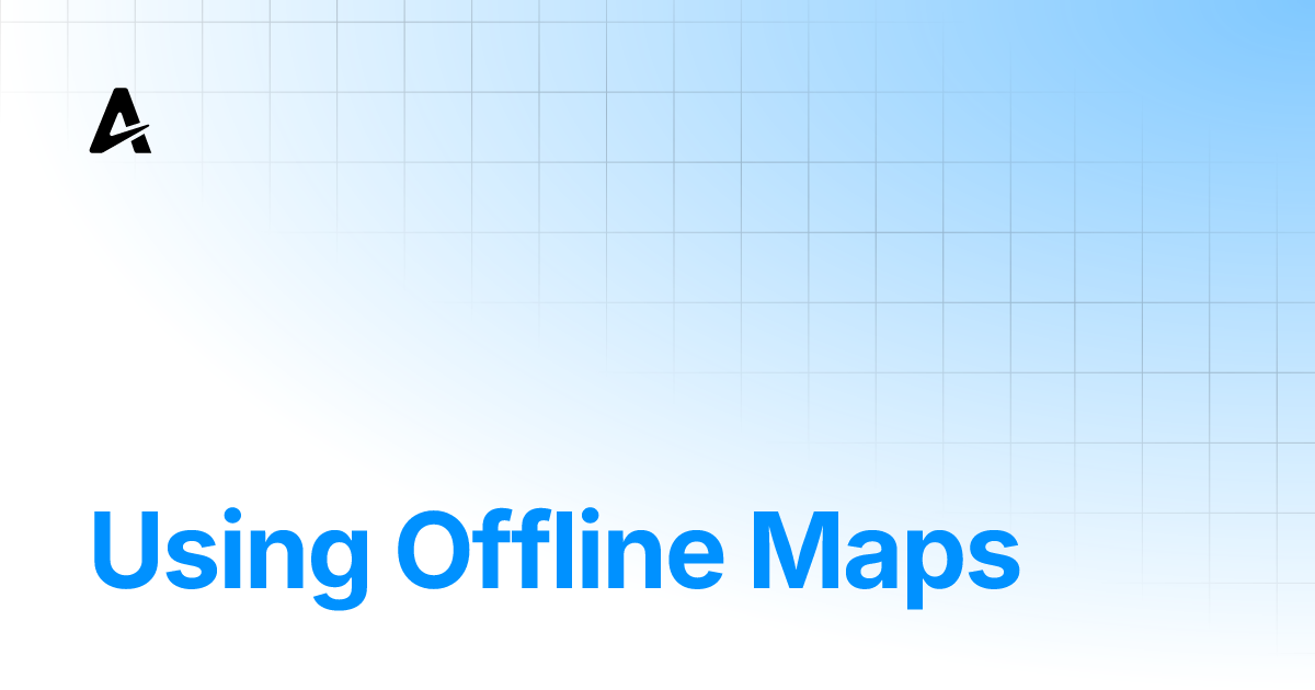 Using Offline Maps | Auterion Documentation