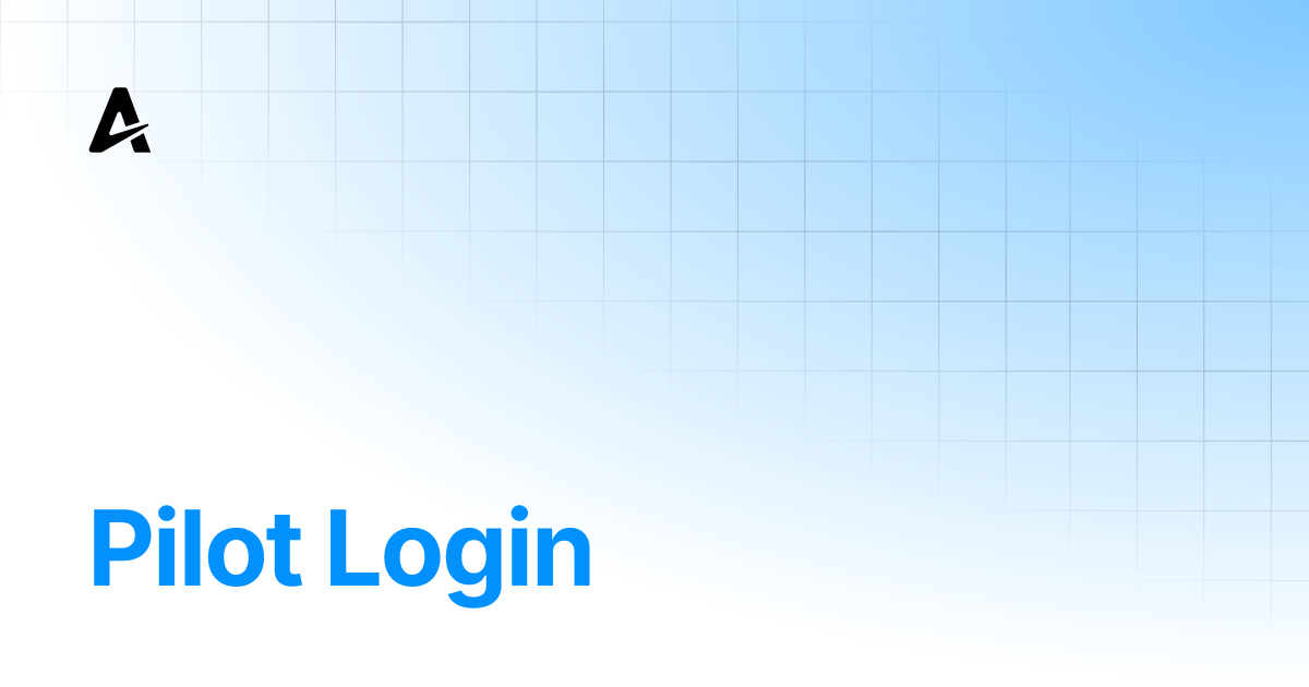 Pilot Login | Auterion Documentation