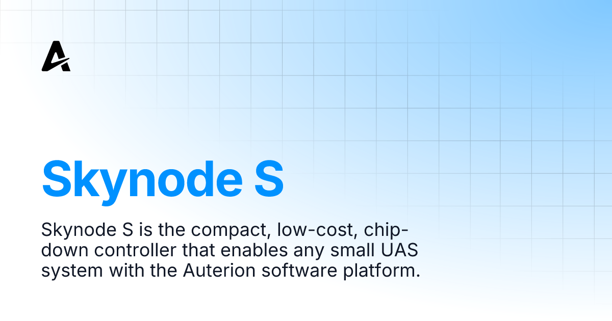Skynode S | Auterion Documentation