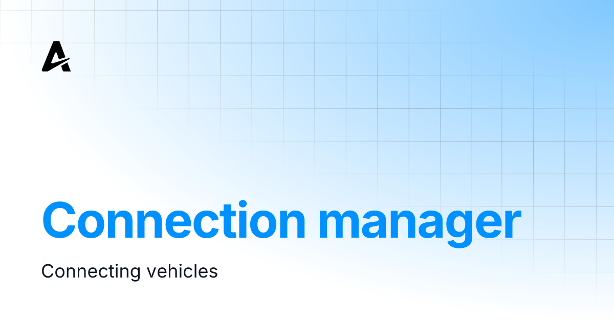 Connection manager | Auterion Documentation
