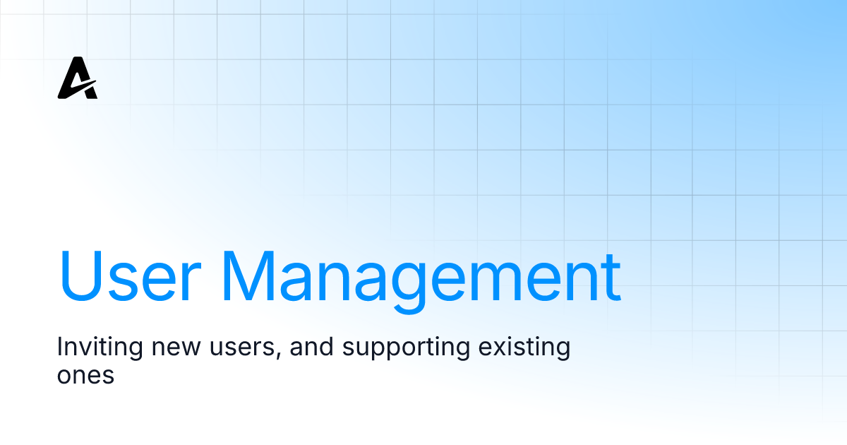 User Management | Auterion Documentation