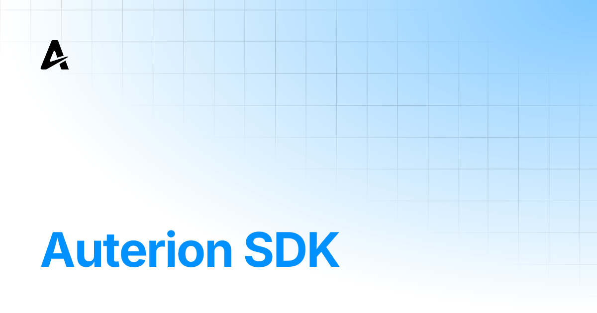 Auterion SDK | Auterion Documentation