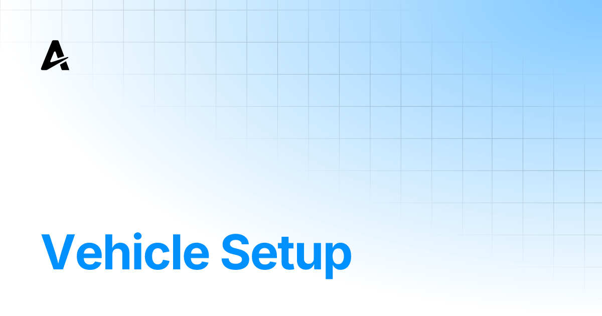 Vehicle Setup | Auterion Documentation