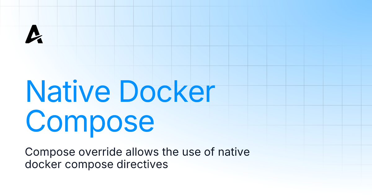 Native Docker Compose | Auterion Documentation